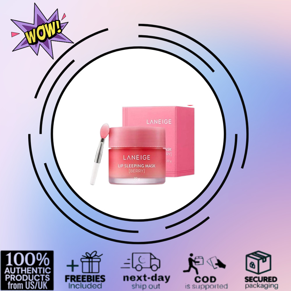 Laneige Lip Sleeping Mask EX 3g/20g Night Sleep Moistened Lip Balm Lips ...