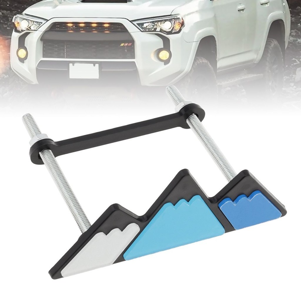 Tri-color Grille Decor Badge Fit for Toyota 4Runner Tacoma, Durable ...