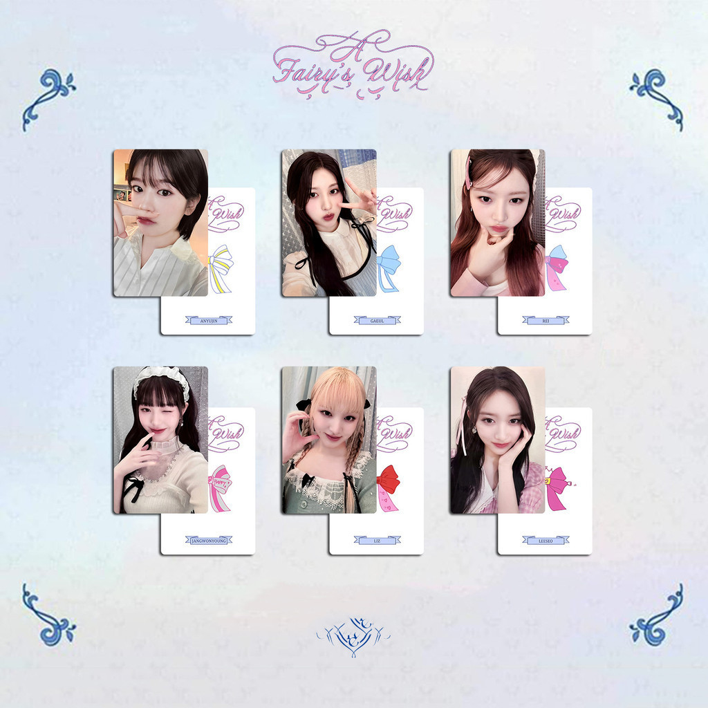 4-7pcs/set DIVE INTO IVE I'VE MINE Photocards Season's Greetings Lomo Cards REI LIZ LEESEO ...