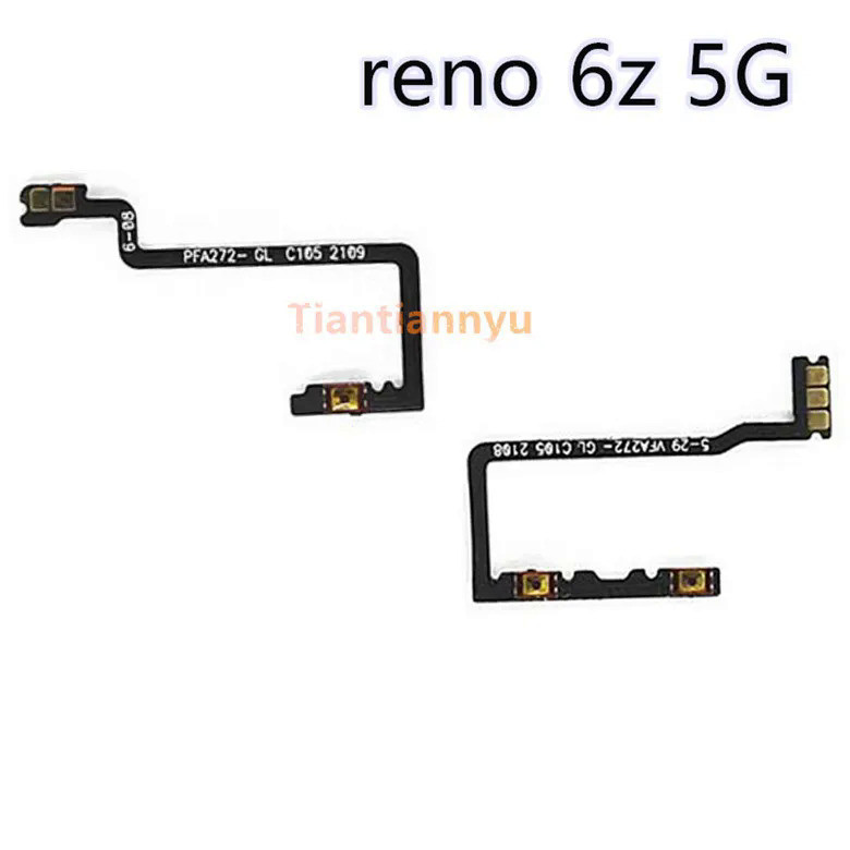 Power Volume Flex Cable For Oppo Reno 6z 5g On Off Power Volume Button 2410
