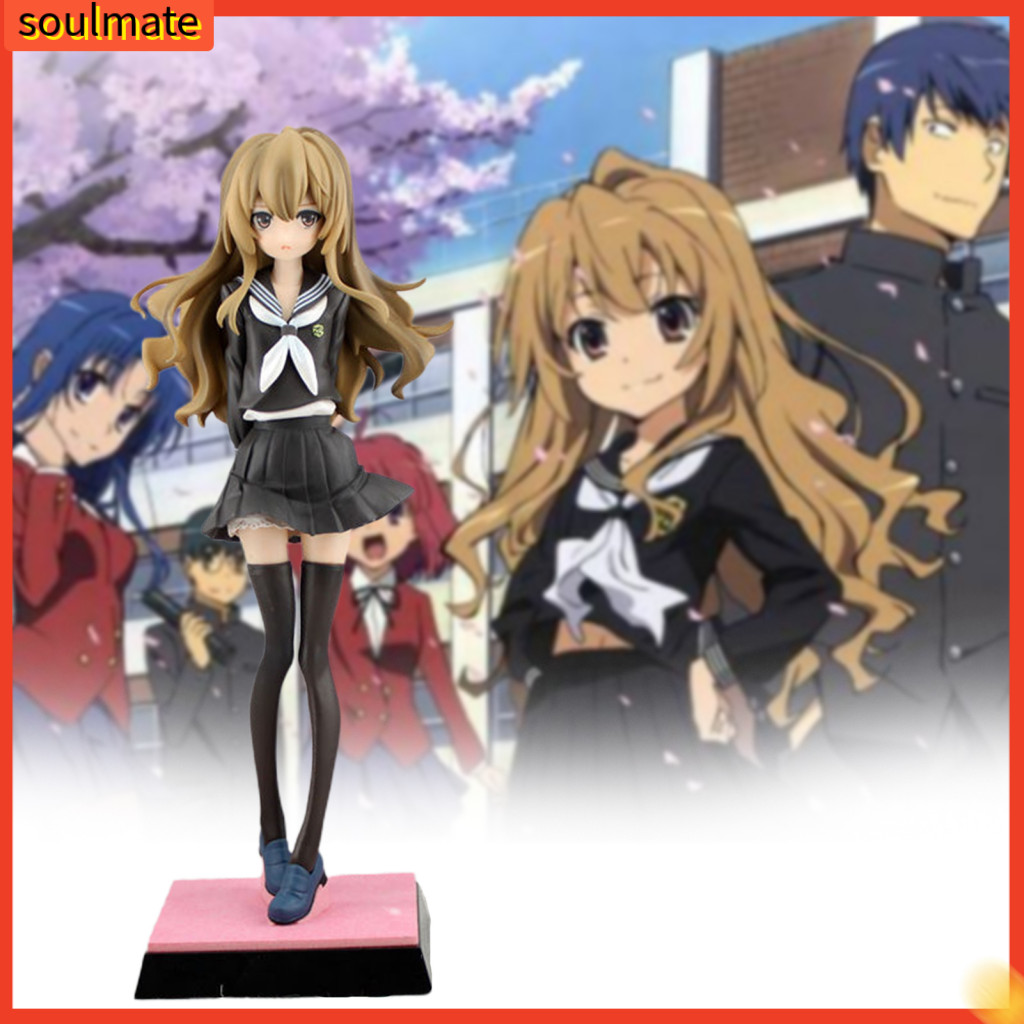 Soulmate 26cm Aisaka Taiga Figure The Last Episode Solid Model Collectible Toradora Uniforms