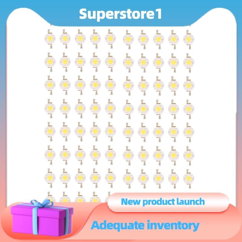 superstore1 100 Pieces High Power 2 Pin 3W Warm White LED Bead Emitters ...