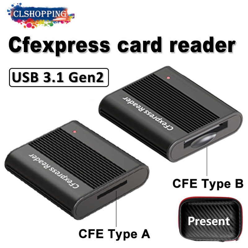 CLShopping CFexpress Type A Type B Card Reader USB 3.1 Type A B ...