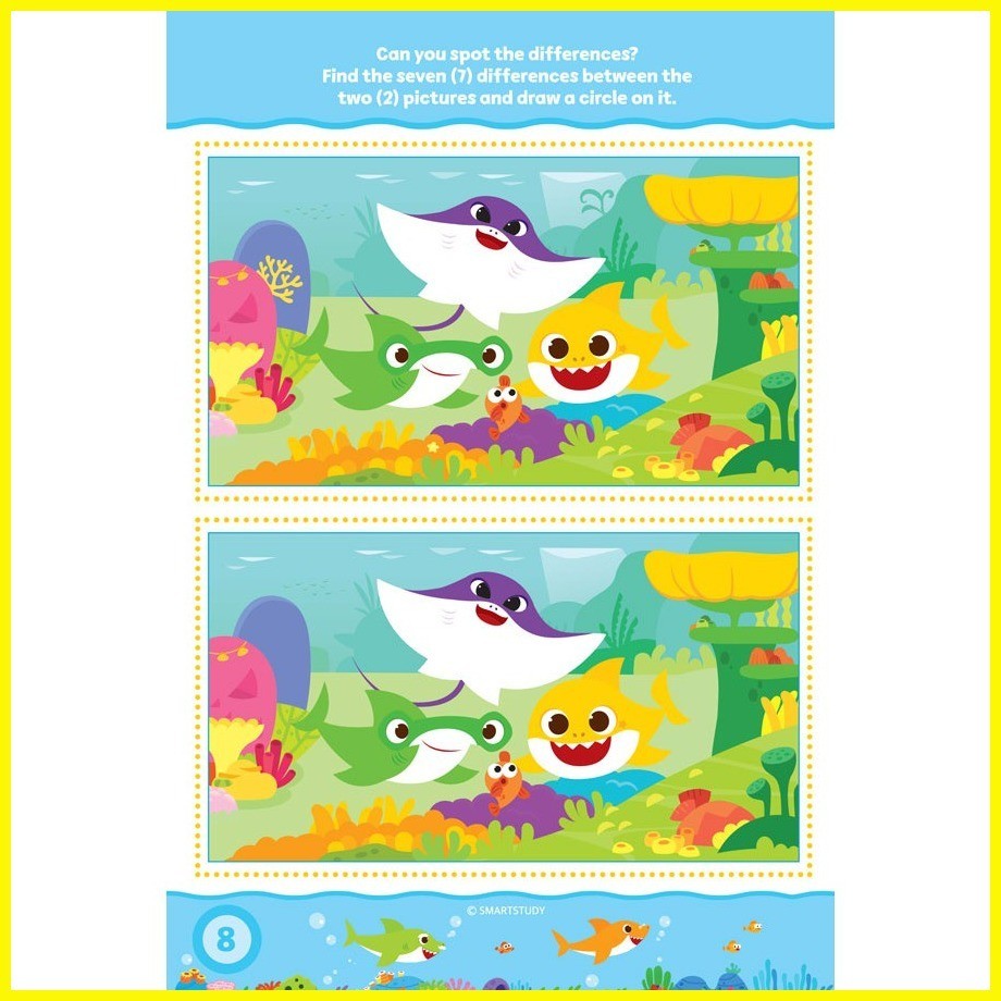 【hot sale】 Pinkfong - Baby Shark - Fin-tastic Family! Coloring and ...