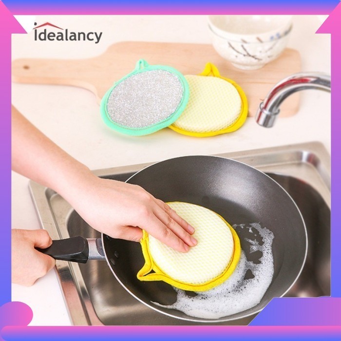 Dish Washing Sponge 2 Sides Double Sides PCS Cleaning Sponge 3 | Shopee ...
