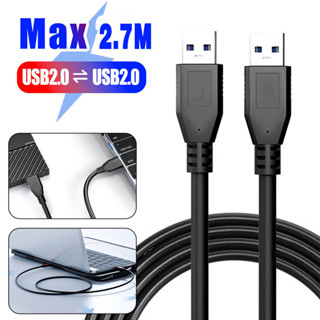 Double Headed USB 2.0 Data Cable - (0.45M-2.7M) Male to Male Extended ...