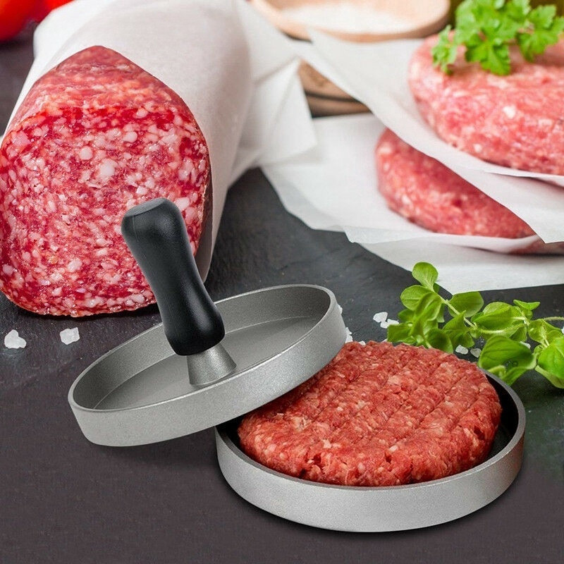 1 Aluminum hamburger press non stick chef's small incision making ...