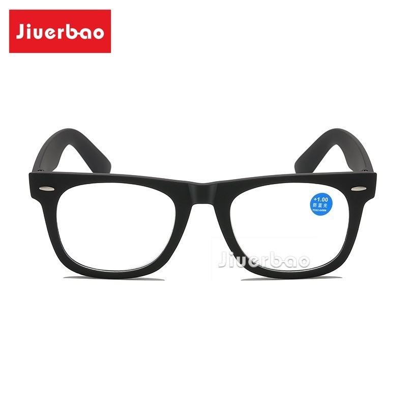 High Quality Square Reading Glasses for Woman Men +100 To +400 2 in 1 ...