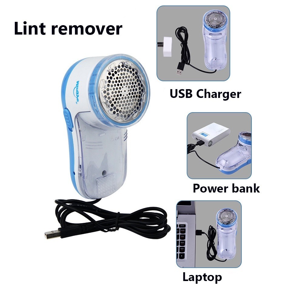 1PC USB Lint Remover Electric Fabric Sweater Clothes Lint Remover Fluff ...