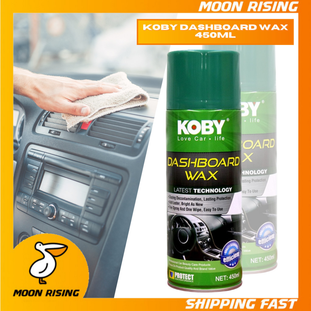 UNIVERSAL KOBY DASHBOARD WAX SURFACE SPRAY CLEANER 450ML CAR INTERIOR ...