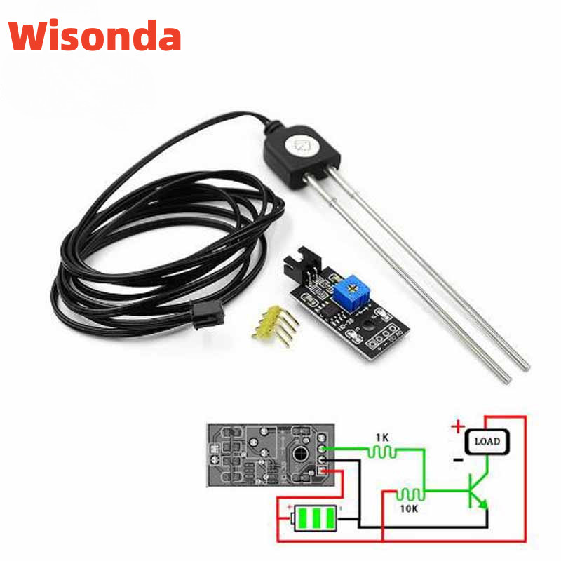 Soil Moisture Sensor and Soil Detector Module Soil Moisture Test Soil ...