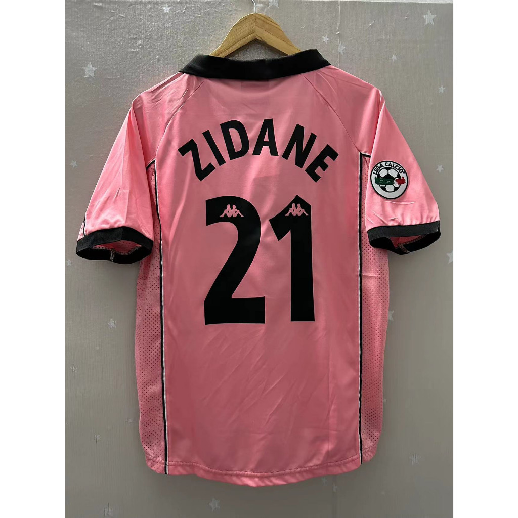 97-98 Juventus Top Quality Away Retro Soccer Jersey custom T-shirt ...