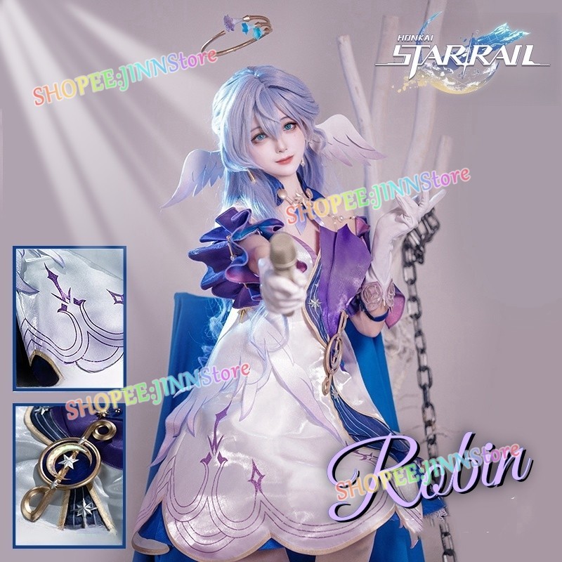 - JINN - ROBIN Cos Game HONKAI STAR RAIL Cosplay Costume ROBIN Dress ...