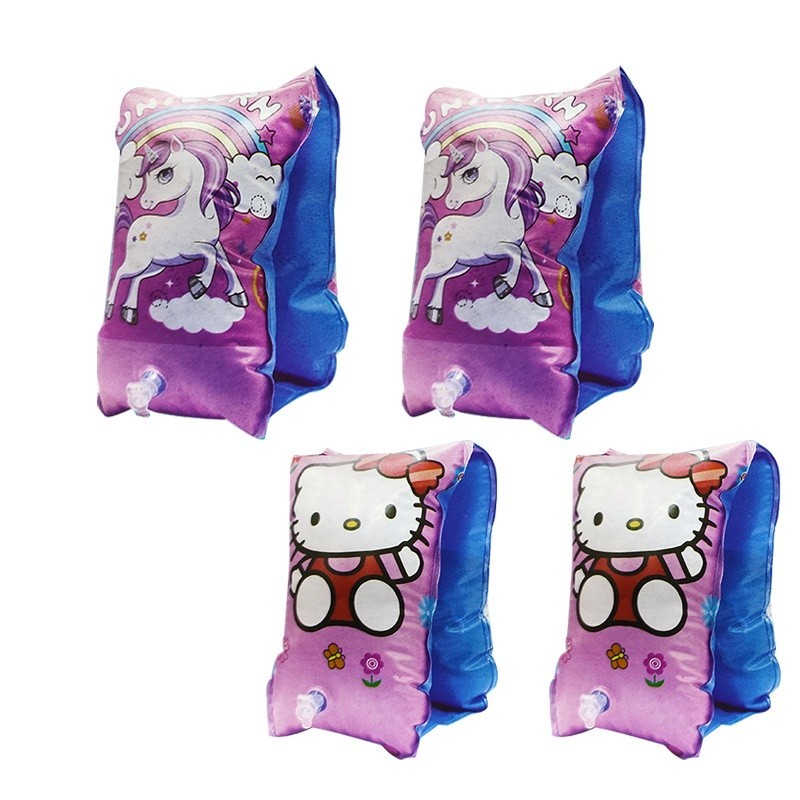 (FTL) Character Design Inflatable Arms Float Rings for Kids Swimming ...