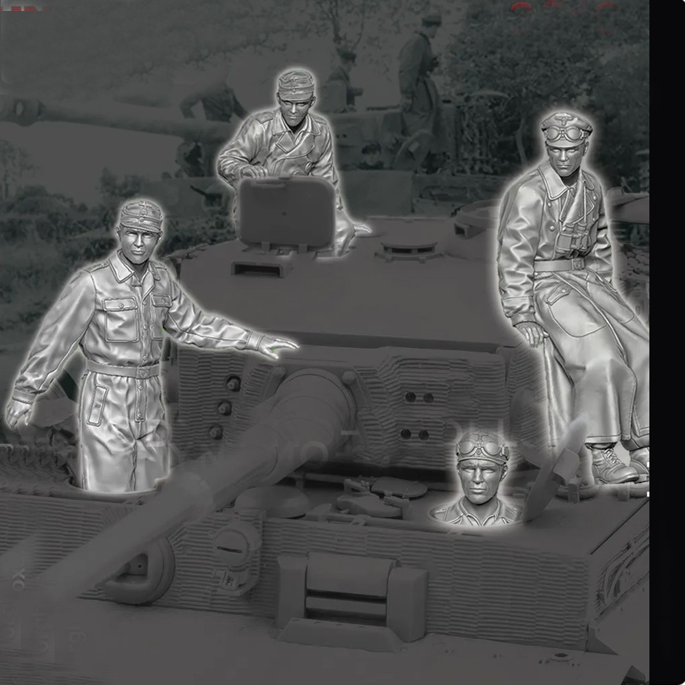 1/35 Crew Normandy Big Set, Resin Model figure soldier, WWII Military ...