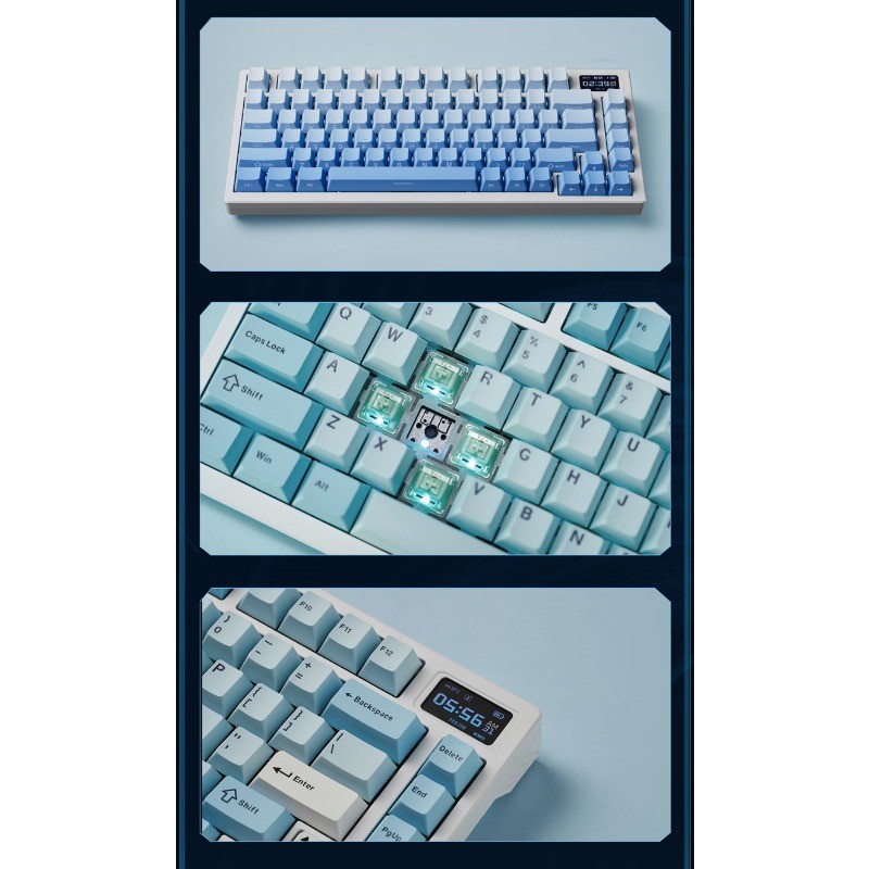 ATK VXE V75PRO E-sports keyboard wired/wireless/Bluetooth the third ...