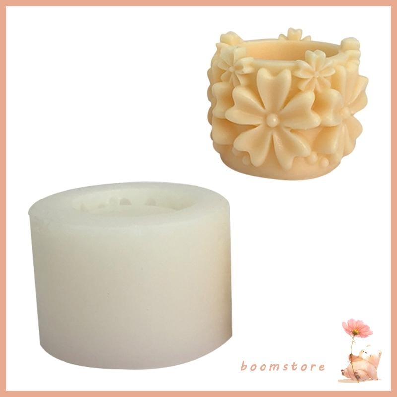 Boom Silicone Flower Pots Molding Forms Five Petal Flower Succulent ...