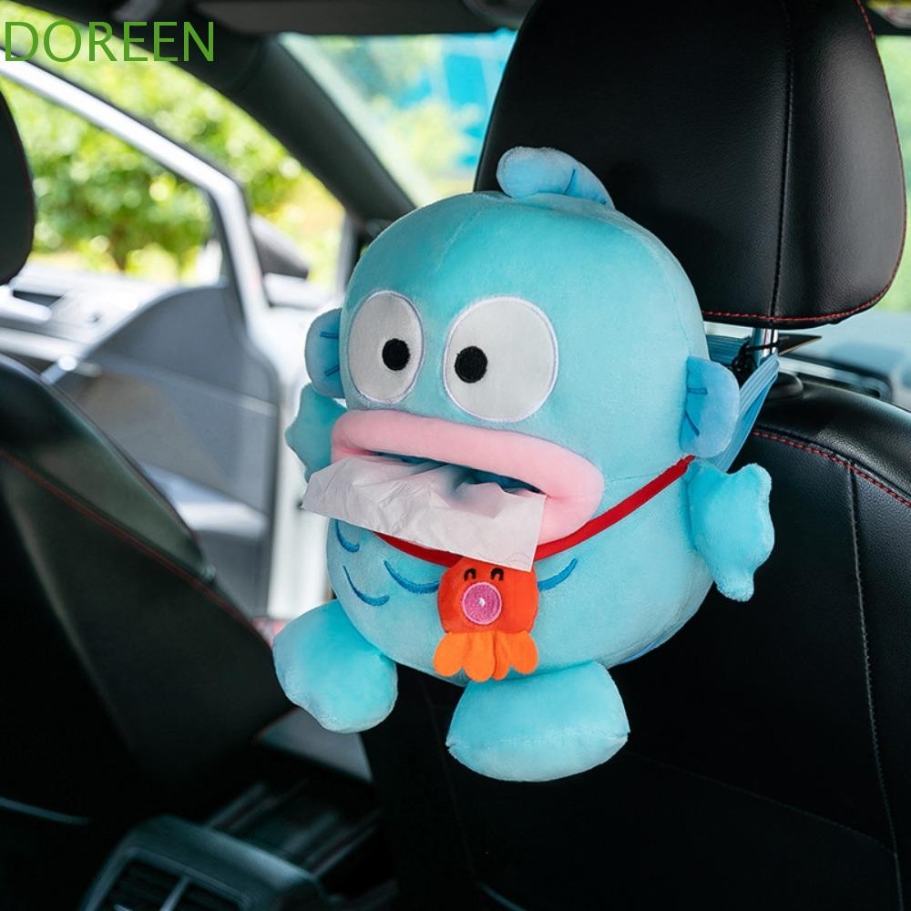 DOREEN Hangyodon Pendant, Paper Box Ugly Fish Plush Tissue Box, Soft ...