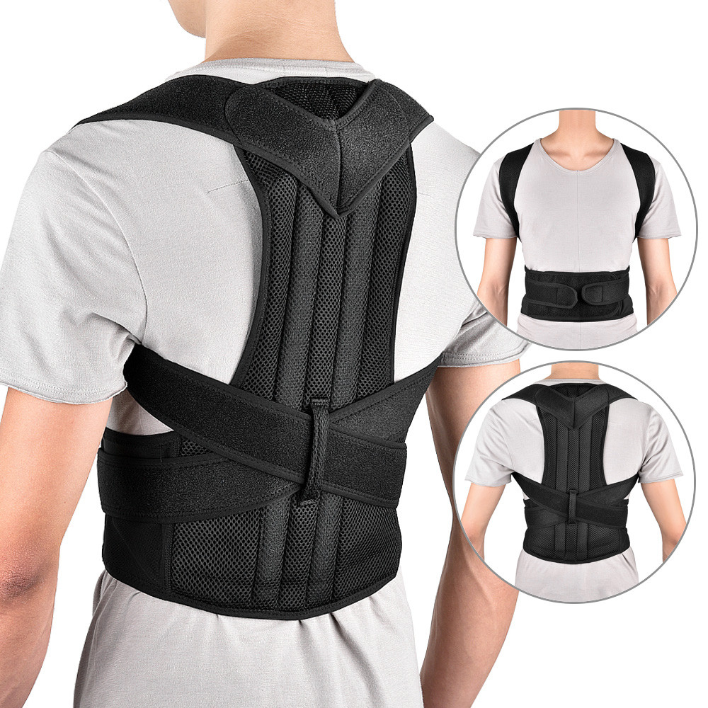 1pcs Adjustable Back Shoulder Posture Corrector Belt Clavicle Spine ...