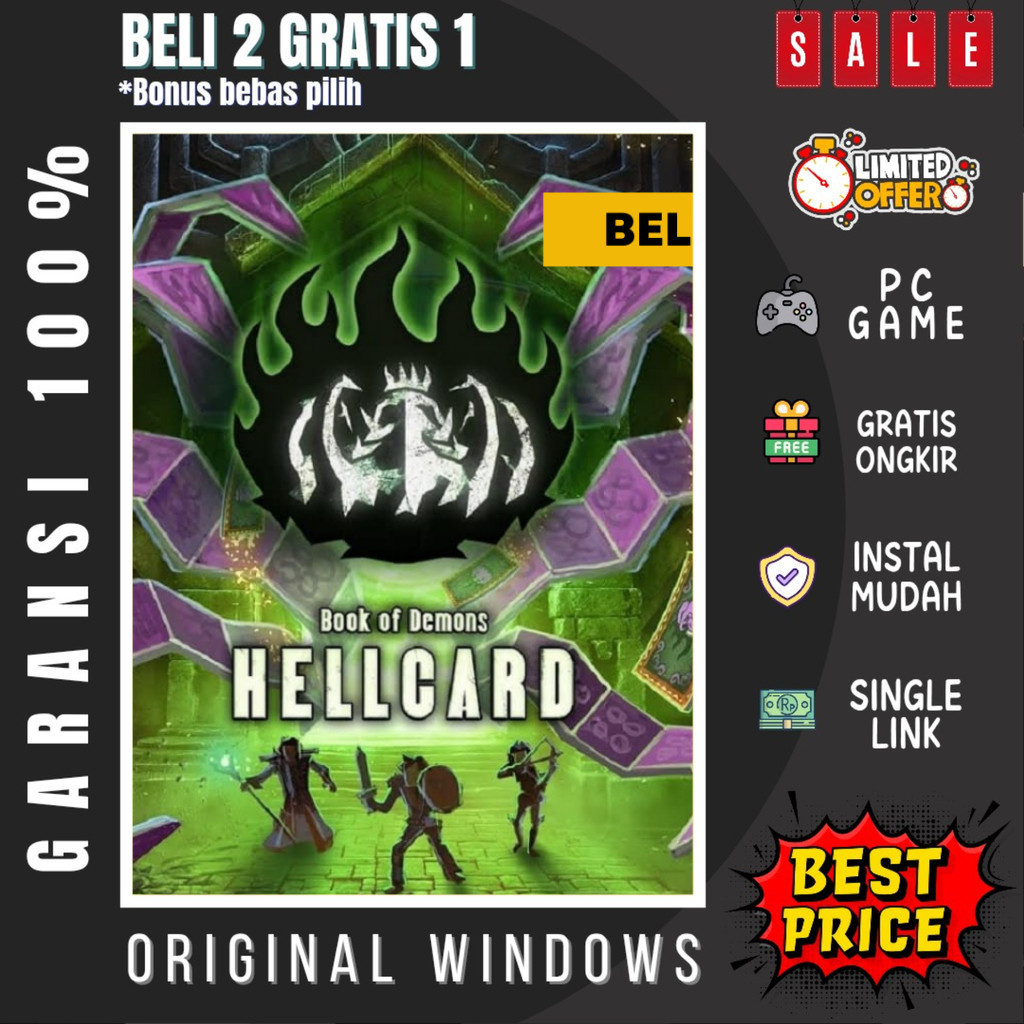 Book OF DEMONS HELLCARD- PC GAMES - LAPTOP GAMES - PC GAMES - BUY 2 GET 1 FREE - ORIGINAL ...