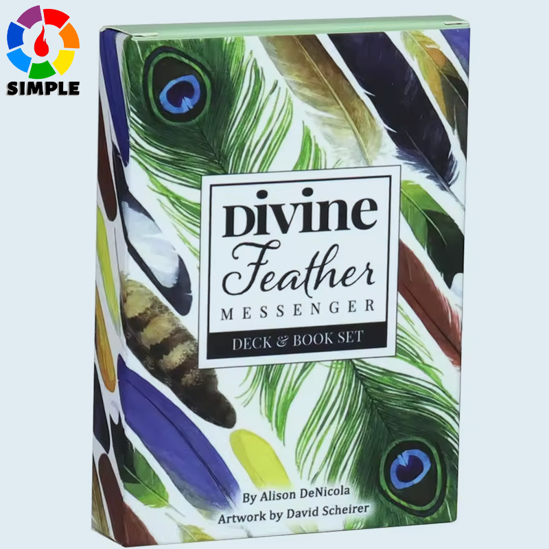 Divine Feather Messenger Oracle Cards Inspirational Deck | Shopee ...