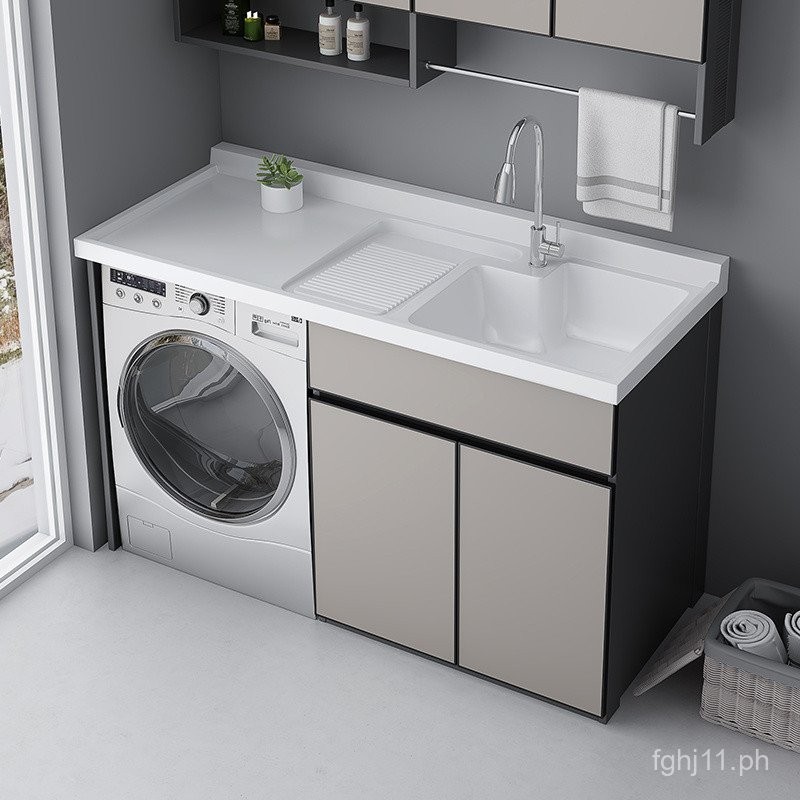 Balcony Washing Machine Integrated Cabinet Combination Space Aluminum ...