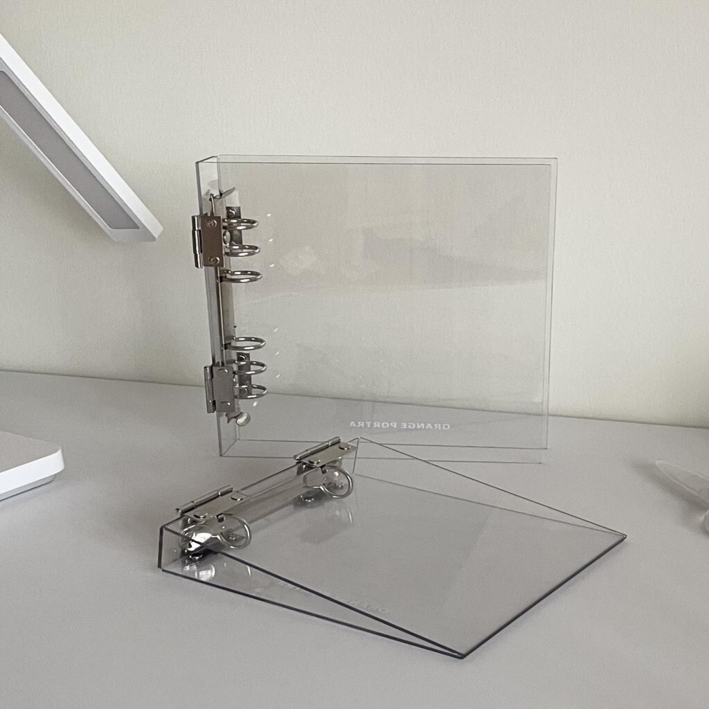 Acrylic Handbook Transparent Binder pc Photo Album pvc Transparent Card ...