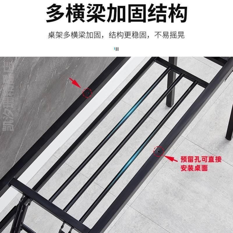 Foldable Dining Table Portable Training Rectangular Table Legs Office ...