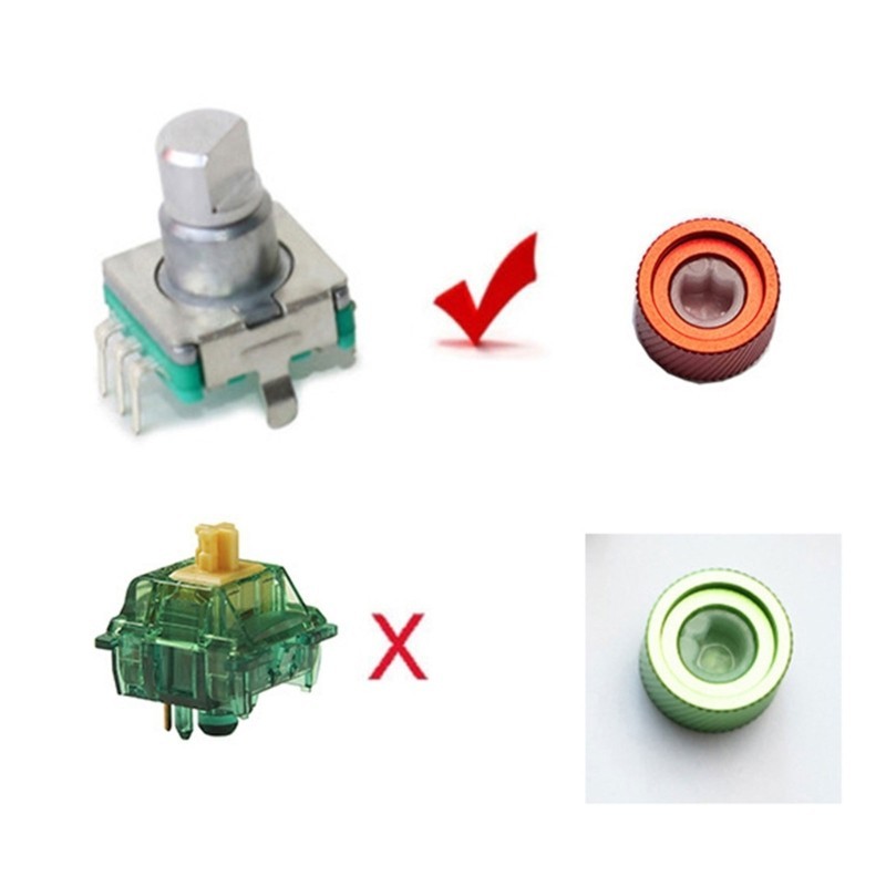 C* Rotary Knob Metal Knobs Keyboards Knobs for Smooth and Accurate ...