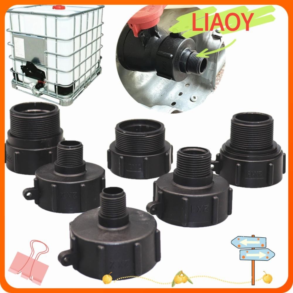 LIAOYING1 IBC Ton Barrel Connector, S60 Plastic IBC Tank Adapter ...
