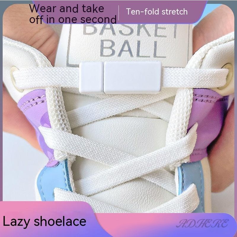 COD 2024 New Magnetic Shoelaces Shoe Lace Lock Shoe Lace Flat Shoe Lace ...