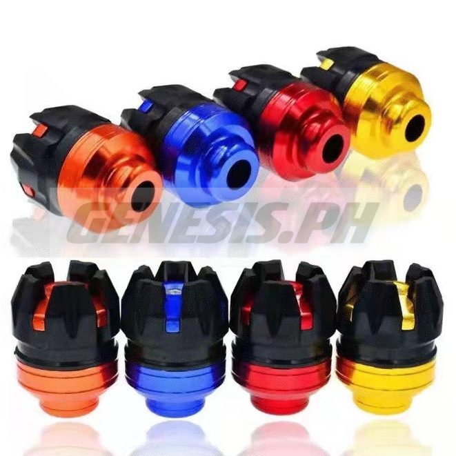 Genesis Motorcycle 1Pair Axle Cap Big Size Axle Cup Front Shock Nut Cap ...
