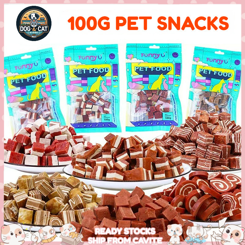 Dog Treats Chicken Cheese Cube Beef Cube Beef Stick 100g Nutritional ...