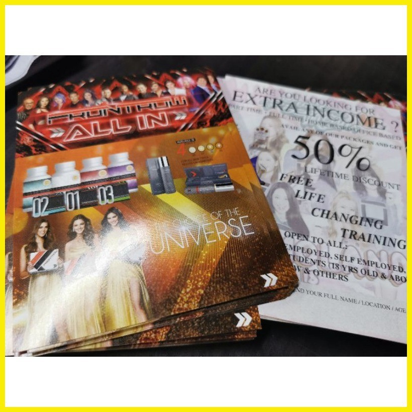 【hot sale】 Frontrow Flyers (100pcs) | Shopee Philippines