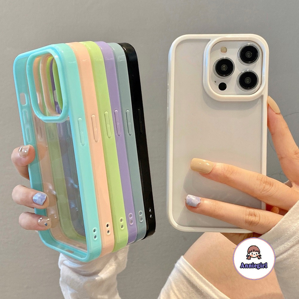 Candy Color Clear Phone Case for IPhone 11 15 14 Pro Max 12Pro IP 13 ...
