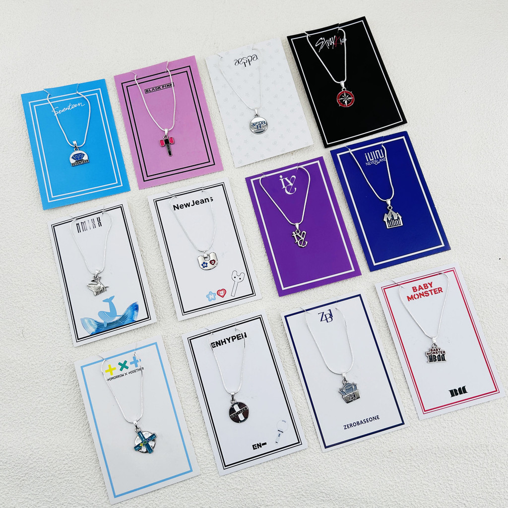 Kpop Seventeen Aespa Gidle IVE Zb1 Enhypen New Necklace Phone Chain ...