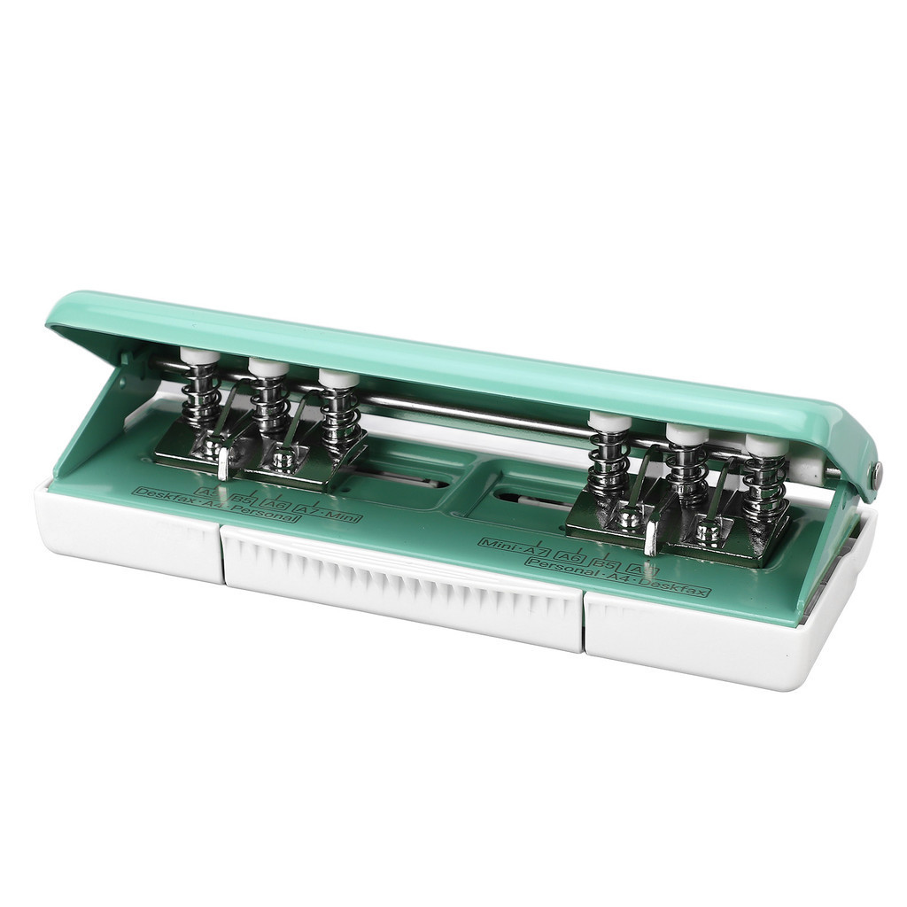 6 Hole Paper Puncher Spacing Adjustable Planner Hole Puncher for A4 A5 ...