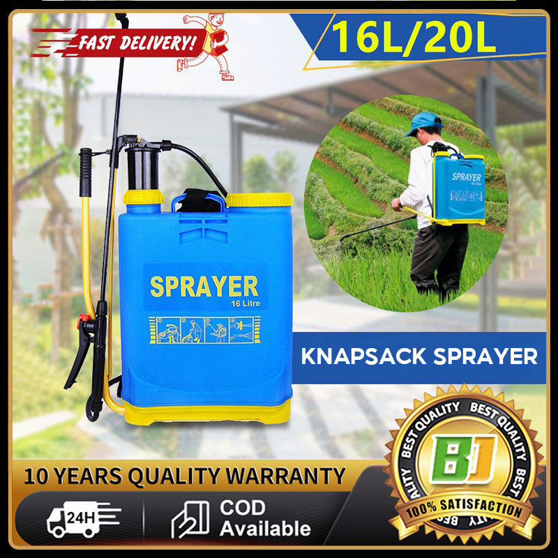 BD 16L/20L Manual Knapsack Sprayer Rechargeable Battery Electric Sprayer For Agriculture and ...