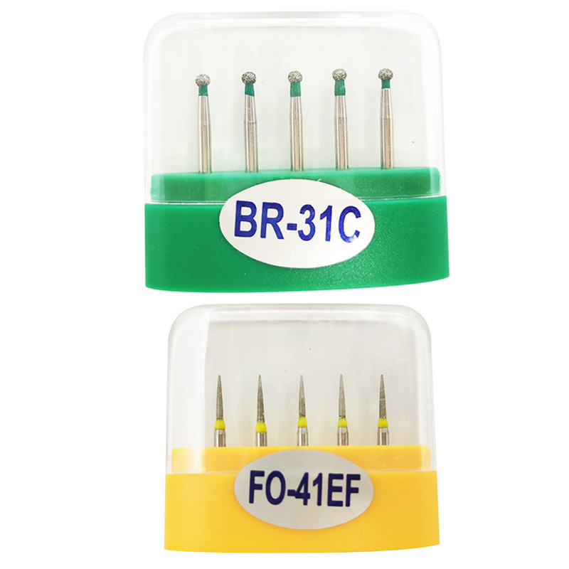 Dental Diamond FG High Speed Burs for Polishing Smoothing Teeth ...