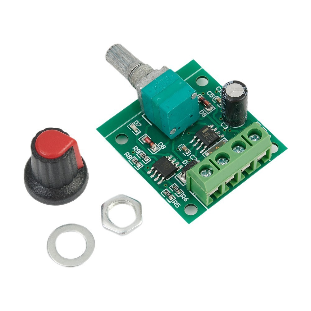 【LUSH】DC Motor 1.8V 3V 5V 6V 12V PWM Speed Controller Potentiometer ...
