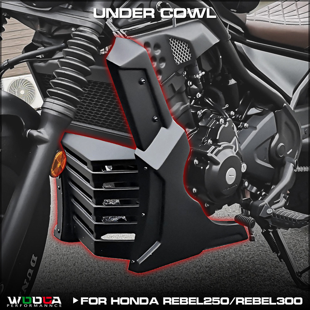 WOOGA Under Cowl Set For Honda Rebel 250 300 CMX250 CMX300 CL250 CL300 ...