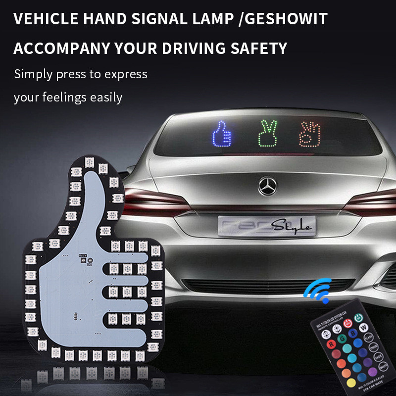 Finger Signal for Car Car Interior Light Powered By USB Multifunctional ...