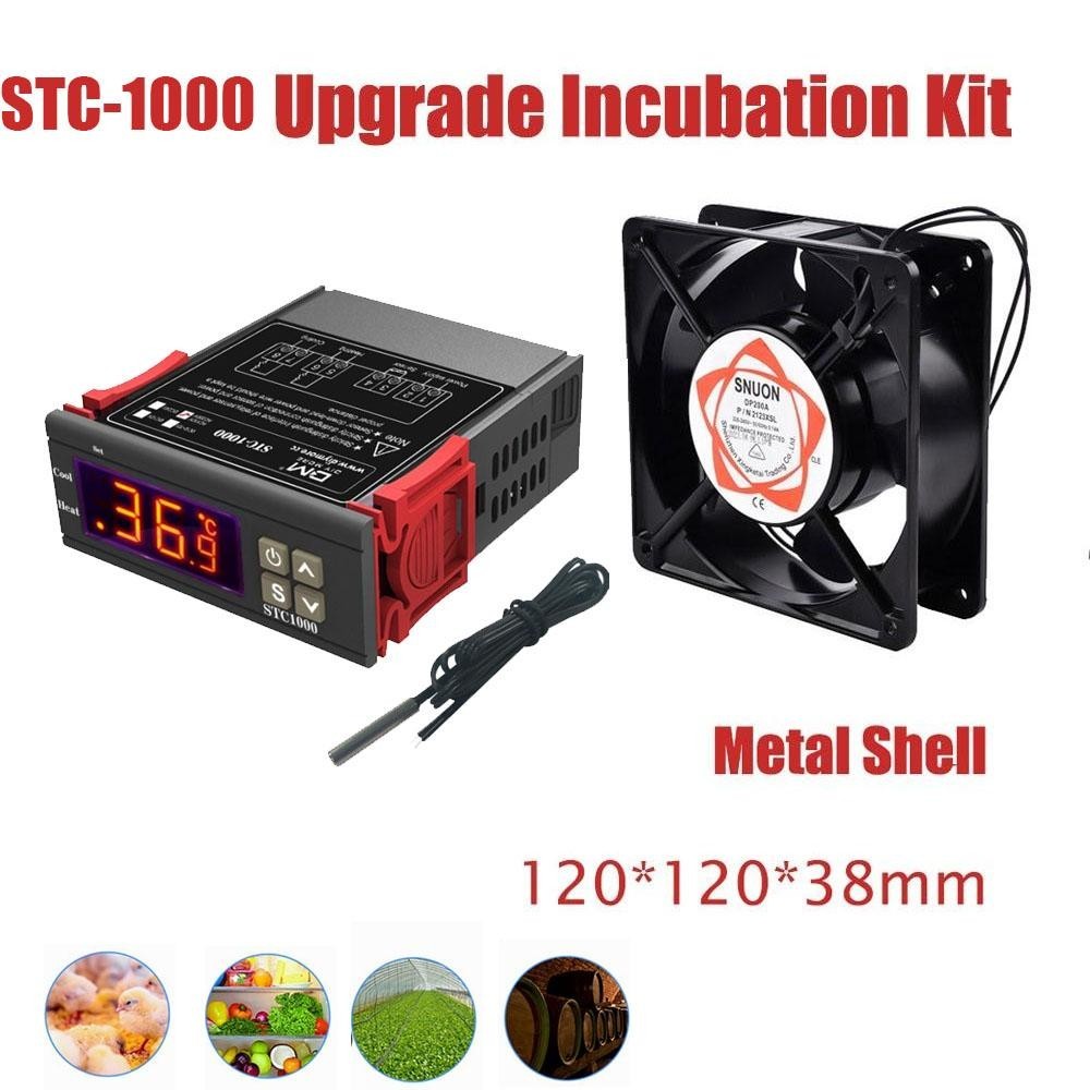 STC1000 Exhaust fan 220V best for egg incubator temperature controller ...