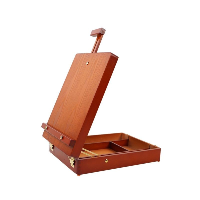 Portable Oil Painting Storage Box Solid Wood Portable Sketch Beech ...