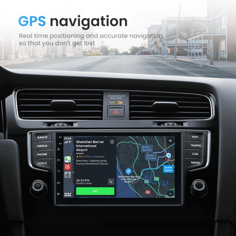 Universal 10/9/7 Inch Android Car Radio RDS/GPS/Bluetooth/Wifi Optional ...