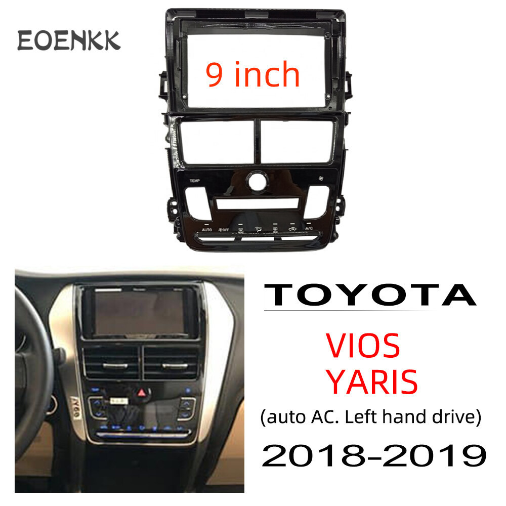 Honxun dash mounting kits facia plate panel 9inch car android head unit ...