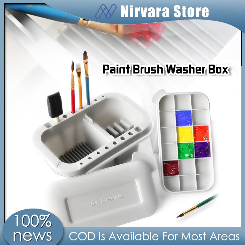 Paint Brush Cleaner Paint Brush Washer Pen Barrel Brush Holder With ...