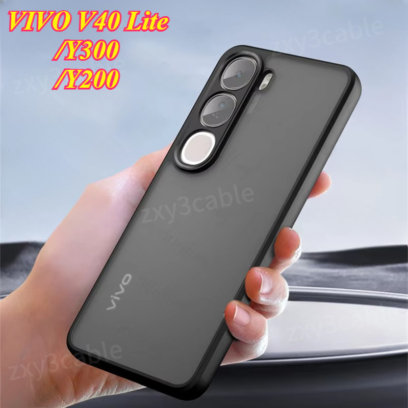For Vivo V40 Lite Y300 Y200 4G 5G 2024 Case Shockproof Transparent TPU ...