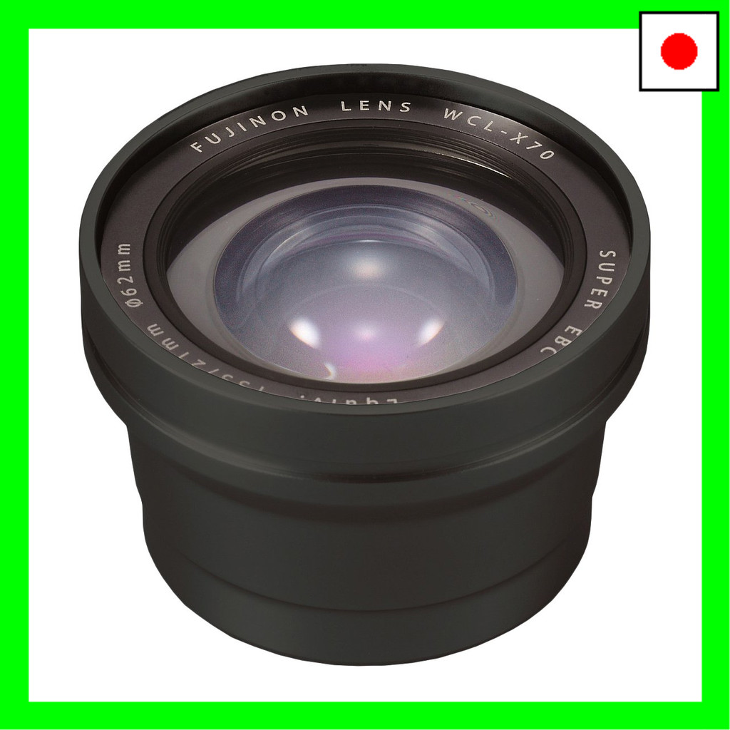 Fujifilm (FUJIFILM) Wide conversion lens for X70 (black) WCL-X70 B | Shopee Philippines