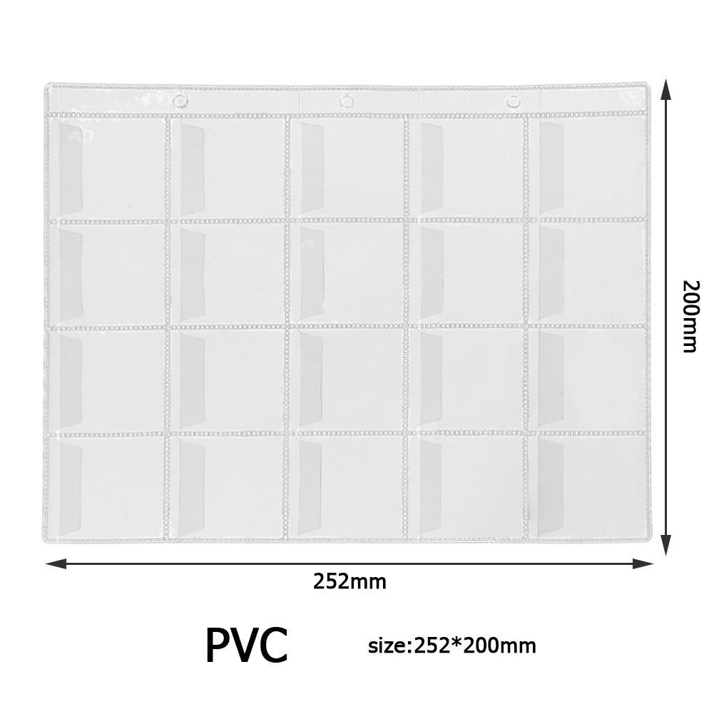 PVC Plastic Coin Holder Album Pages Money Storage Collection Book ...
